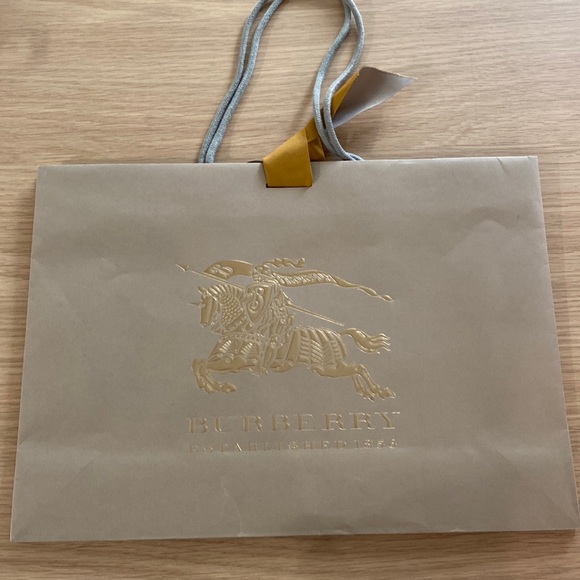 Burberry | Bags | Burberry Shopping Bag With Ribbon | Poshmark